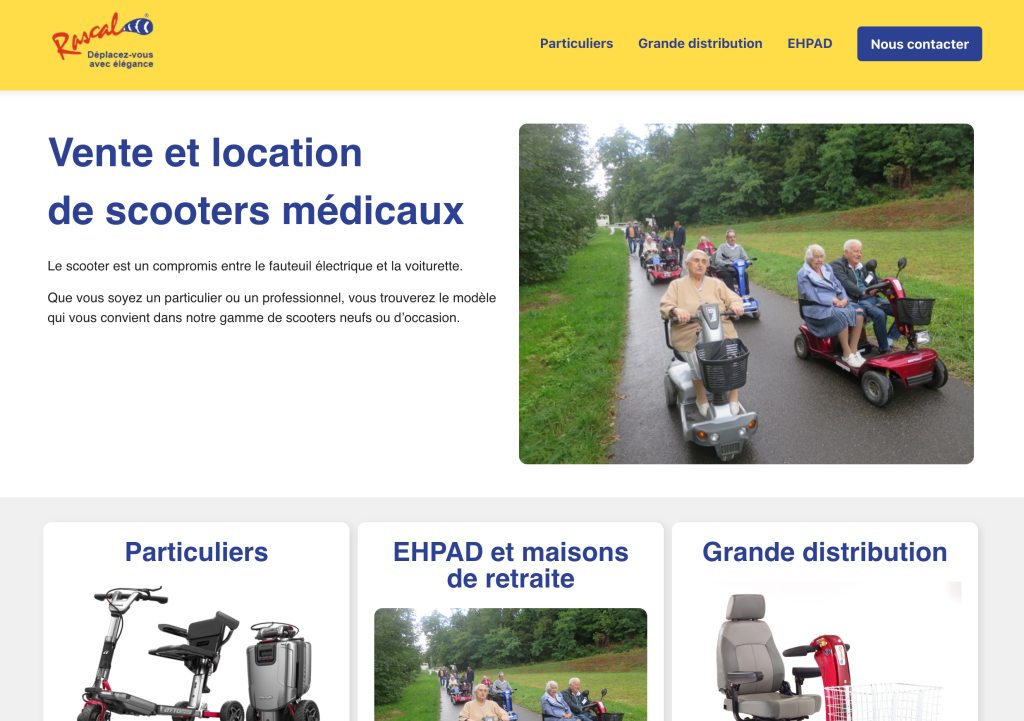 Nous contacter - Scooters Rascal